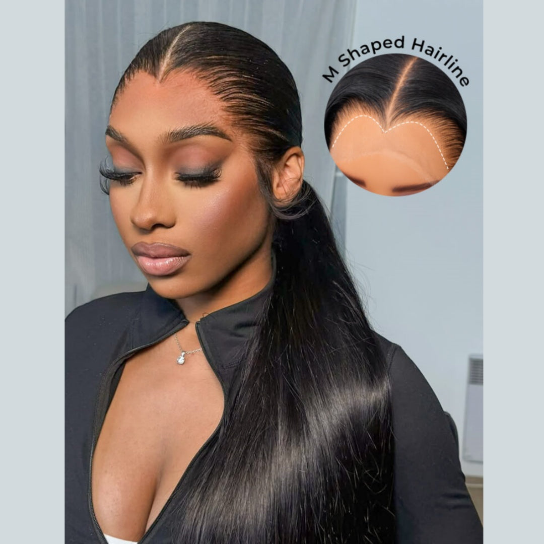 “M” Shape Hairline 360 Transparent/HD Lace Front Invisi-Strap Wig / St ...