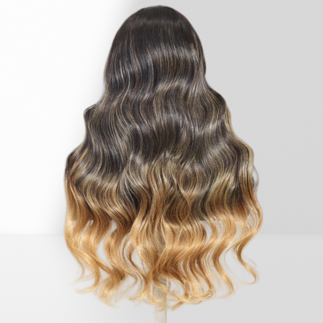 HD LACE 3D Dome Cap 9x6 Super Preplucked with Drawstring Wig Layered H ...